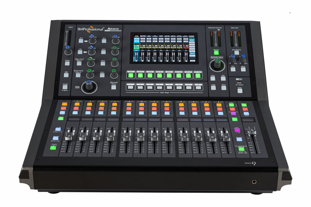 Studiomaster ADI 24.12 Premium 24 Channel Digital Mixing Console ...