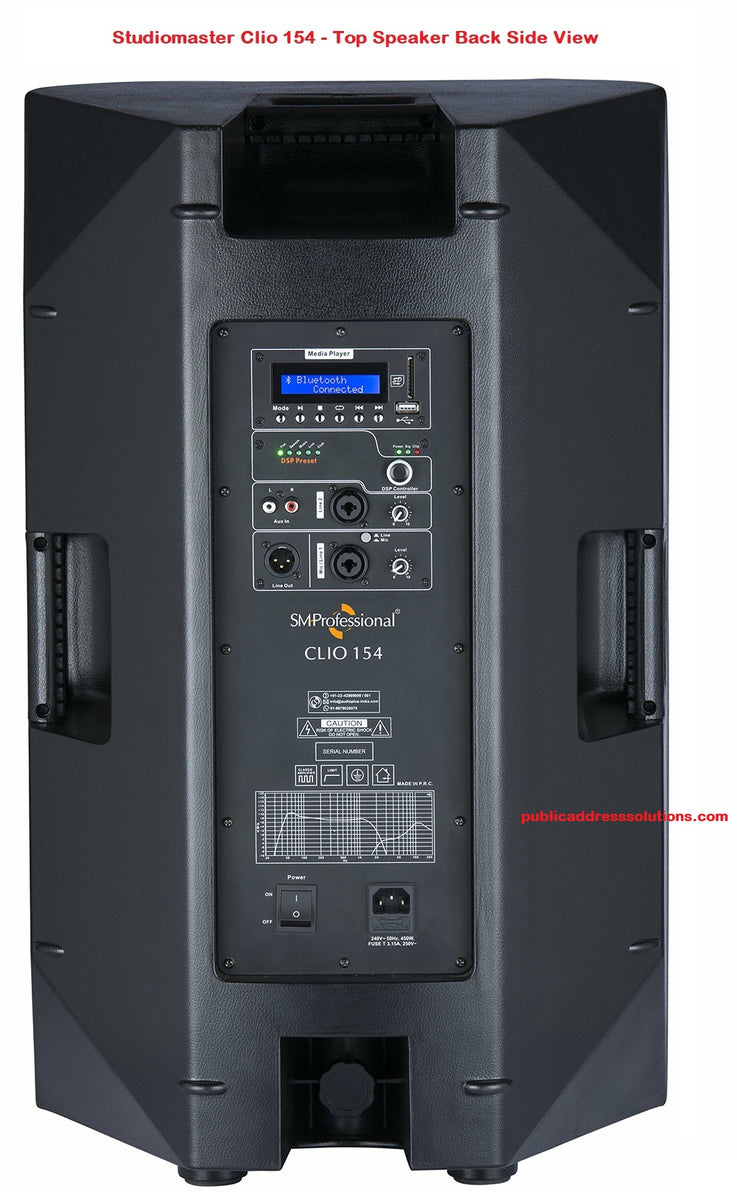 Studiomaster Professional Live Performance / DJ Setup with Active spea ...