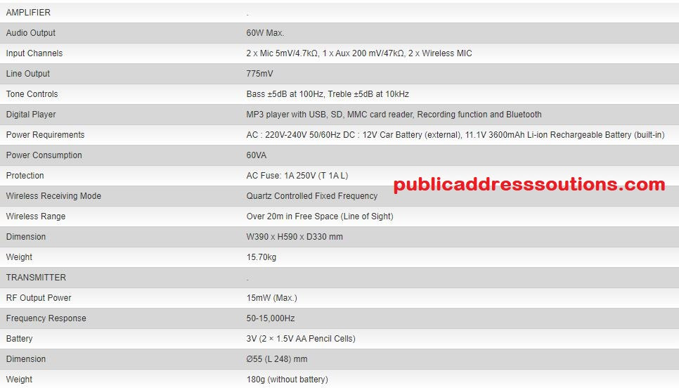 Ahuja ABX 800 Portable speaker with wooden cabinet, Echo, Bluetooth,US ...