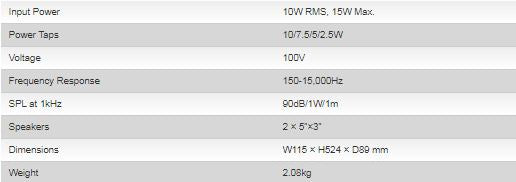 Ahuja ASC-310T 10watts Column Speaker – publicaddresssolutions
